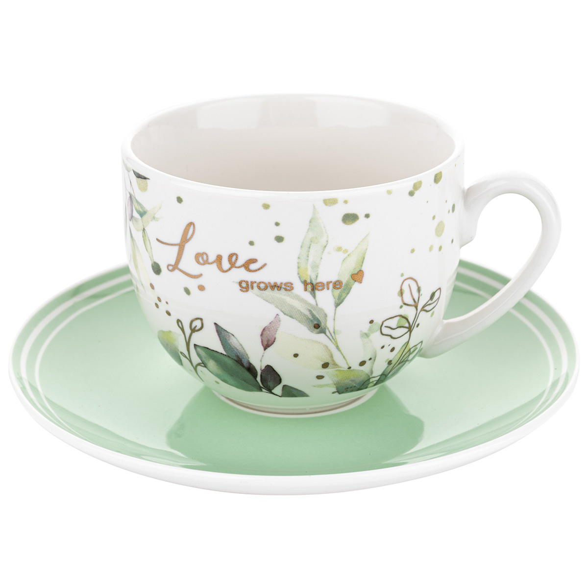 Filiżanka ze spodkiem Florina Olive 240 ml - Florina.pl