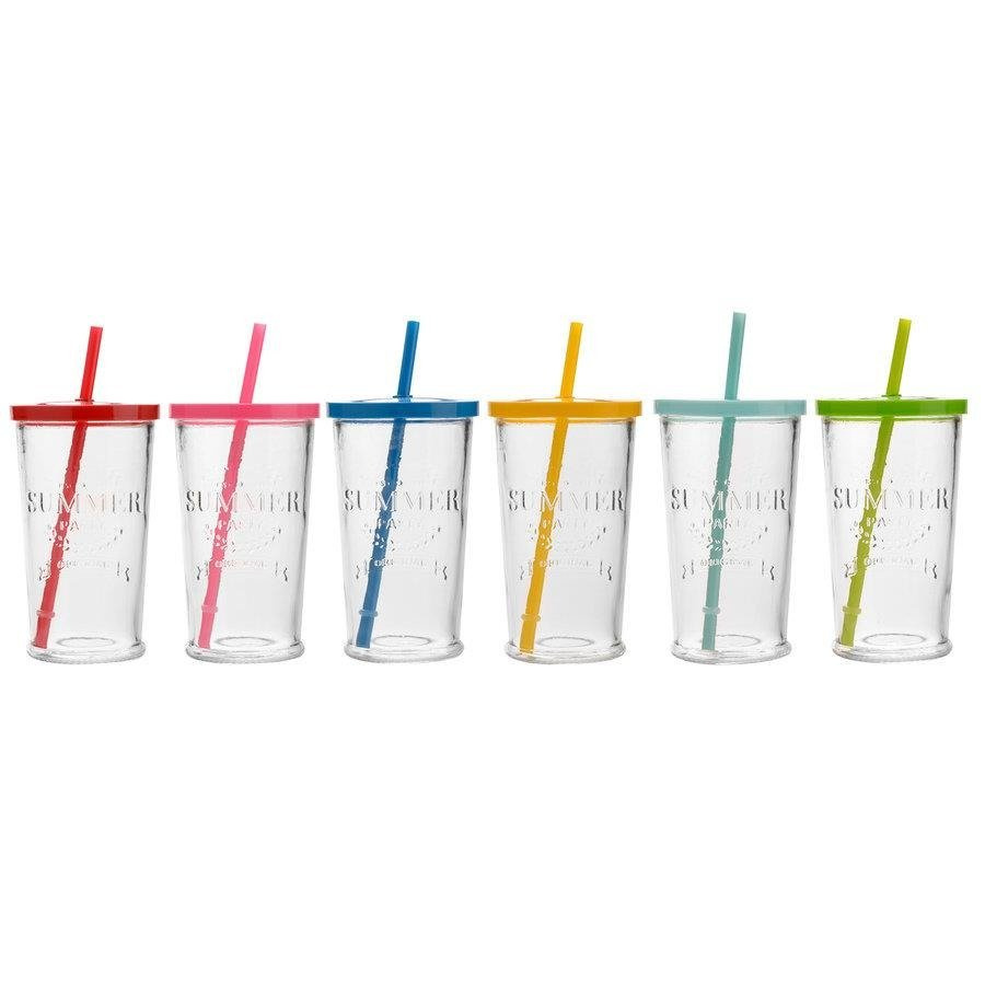 Szklanka Florina Summer Party ze słomką 460 ml - Florina.pl