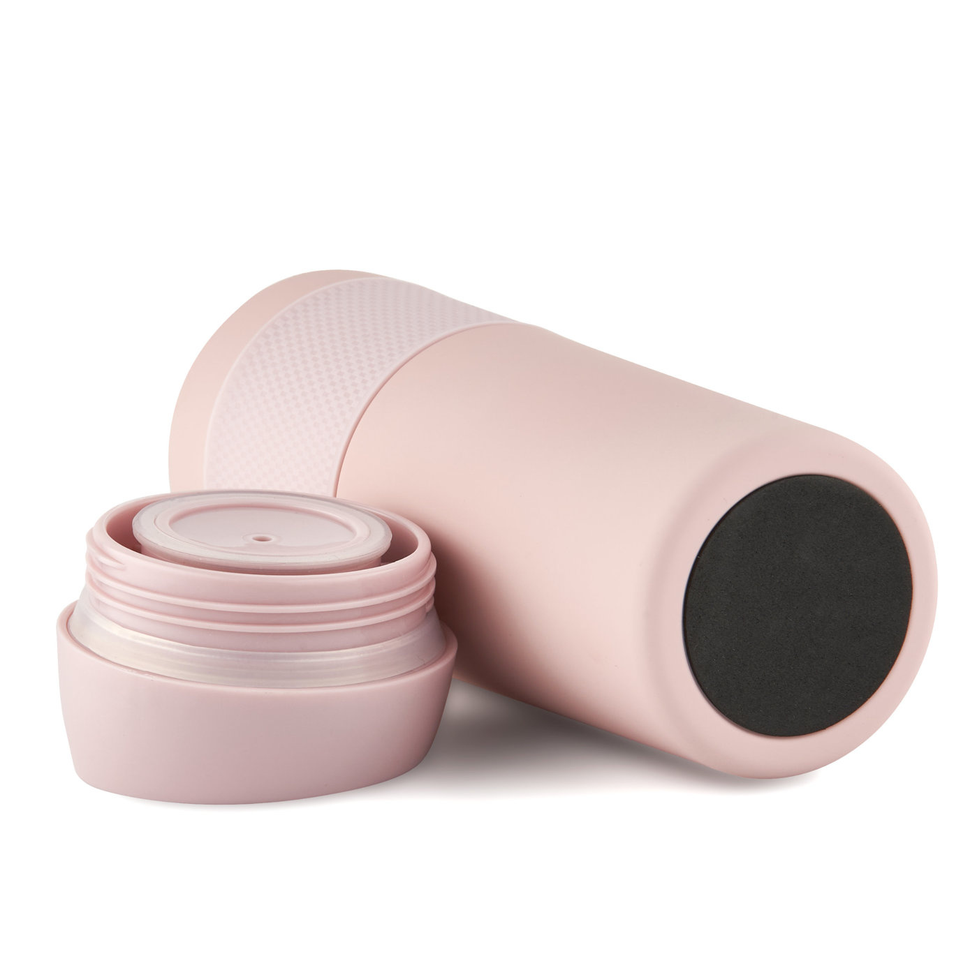 Kubek termiczny ze stali nierdzewnej Florina Leo różowy 450 ml - Florina.pl